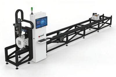 China Mingzhou M12Y Fully Enclosed Metal Tube Laser Cutting Machine 380V 50Hz Water Cooling for sale