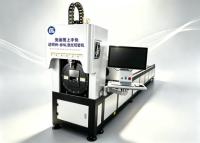 China Fiber Metal Tube Laser Cutting Machine 6000mm Industrial Pipe Processing 380V for sale