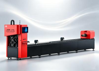 China Metal Tube Laser Cutting Machine 6000mm for Handrail Stair Railing Making ±0.02mm Accuracy for sale