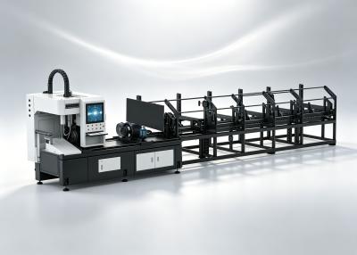China Metal Tube Laser Cutting Machine 6000mm 380V for Square Round Tube Security Window Fabrication for sale