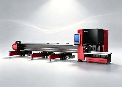 China Side Mounted Metal Tube Laser Cutting Machine 2.0G Acceleration ±0.02mm Accuracy for sale