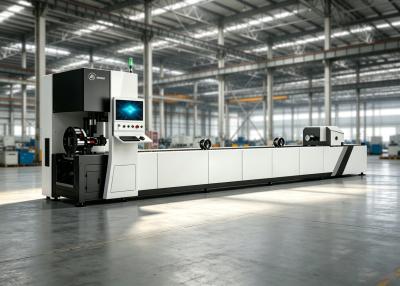 China High Precision Fiber Laser Tube Cutting Machine 6000mm 380V for Data Center Liquid Cooling for sale