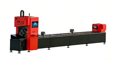 China BNL12Y Fiber Laser Tube Cutting Machine 80mm Ultra-Short Tail Semi-Auto Feeding 6000mm Length for sale