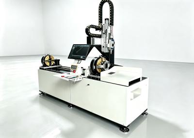 China Mingzhou X90Y-2 Zhanjing Series Fiber Metal Tube Laser Cutting Machine 5-90mm Round Square Tube Laser Cutter For Minimalist Security Window Stair Handrail for sale
