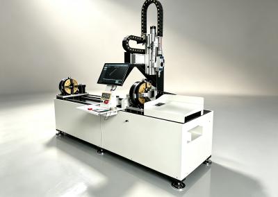 China Mingzhou Zhanjing X Series Metal Tube Laser Cutting Machine X90Y-2 for Pipe Cutting and Guardrail Fabrication for sale
