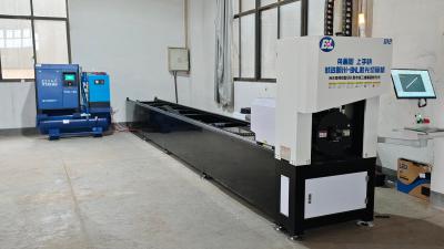 China Metal Tube Laser Cutting Machine for Stair Handrail Mingzhou Laser Q12 for sale