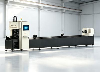 China Q16Y L 160 Metal Tube Laser Cutting Machine for Large Tube Cutting Mingzhou Laser for sale