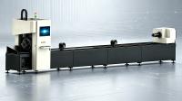 China MINGZHOU Q12Y Fiber Laser Tube Cutting Machine for Metal Frames, Railings and Equipment Racks for sale