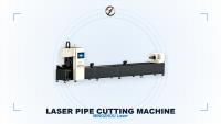 China MINGZHOU Laser Q12Y 1500W Laser Pipe Cutting Machine for Channel Steel, H Beam and Structural Steel for sale
