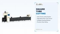 China Square Tube Cutting Machine for Metal Door Frame Production Mingzhou Laser for sale