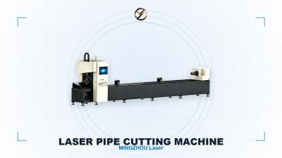 China Square Tube Cutting Machine for Steel Frame Production Mingzhou Laser for sale