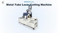 China Mingzhou CNC Laser Tube Cutter with Automatic Hole Processing and ±0.02mm Accuracy for Multi-Language Support for sale