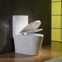 China Fully Glazed Trapway Elongated CUPC Toilet For Small Space Slow Down Seat Cover for sale