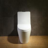 China Top Flush Button Compact Elongated Toilet Siphonic Dual Flushing System for sale