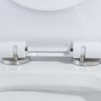 China Odm Dual Flush Elongated Toilet With Side Holes American Standard for sale