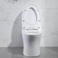 China Ceramic One Piece Toilet Self Cleaning Glazed Surface 1.6 Gpf Elongated Toilet for sale