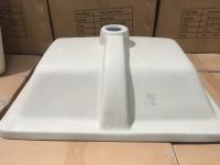 China Ceramic Construction Ada Bathroom Sink Overflow Proof 2mm Straightness for sale