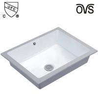 China Simple Yet Elegant Commercial Undermount Wash Basin For Washroom for sale