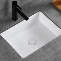 China Simple Yet Elegant Commercial Undermount Wash Basin For Washroom for sale