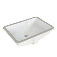 China Vanity American Standard Rectangle Undermount Sink 600mm White Ceramic for sale