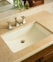 China Vanity American Standard Rectangle Undermount Sink 600mm White Ceramic for sale