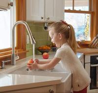 China 24 Inch Ceramic Farmhouse Drop In Bathroom Sink Rectangle Small for sale