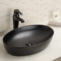 China High Density Counter Top Bathroom Sink 750mm 800mm White Heat Resistant for sale