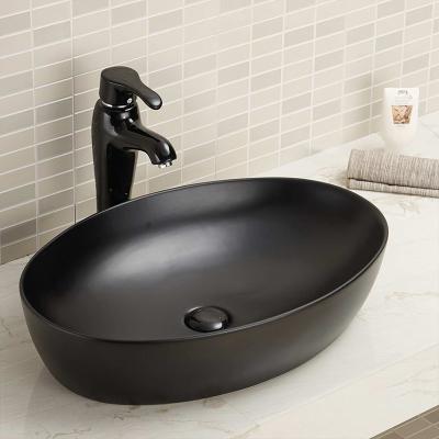 China Porcelain Oval Bathroom Sink 500 X 300 600 X 450 600 X 300 Non Porous for sale