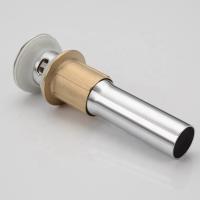 China Polished Bathroom Drain Fittings 304 Stainless Steel Pop Up Brushed Nickel Sink Stopper for sale