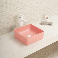 China Reusable Counter Top Bathroom Sink Square Type Not Deformed Wash Basin for sale