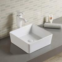 China Reusable Counter Top Bathroom Sink Square Type Not Deformed Wash Basin for sale