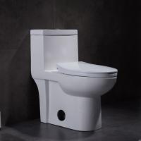 China Ada One Piece Toilet Single Flush Siphonic Close Coupled Sanitary Ware for sale