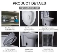 China Watersense Dual Flush Siphonic One Piece Toilet Ada Silence Slow Down Cover for sale