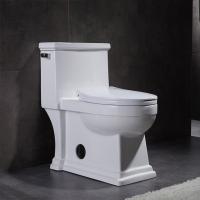 China Compact One Piece Toilet With Side Flush Map 1000 American Standard 1pc Toilet for sale