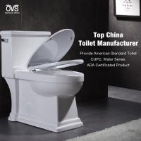 China Luxury Bathrooms Toilets Floor Mounted Wc Watersense Certified Toilets for sale