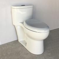 China CUPC One Piece Flush Toilet Skirted Fully Trapway Cistern 1 Piece Commode for sale