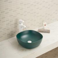 China 250mm 350mm Round Shallow Countertop Basin Sink Bowl Seamless for sale