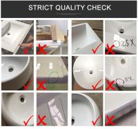 China American Standard Ada Bathroom Sink Corner Commercial Rectangular Mounted for sale
