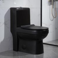 China Compact Trapway Skirted One Piece Toilet Closet Flush Water Easy Clean for sale