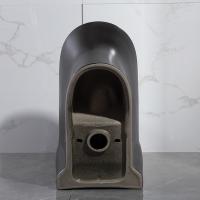 China 300mm Siphonic One Piece Toilet American Standard Black Porcelain for sale