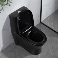China Ceramic One Piece Toilet Tall American Standard No Loosen Seat Commode for sale