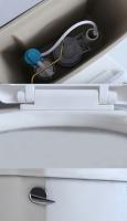 China Elongated 2 Piece Toilet Watersense Commercial Toilets Soft Closed PP Seat for sale