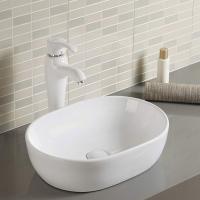 China Ceramic Oval Counter Top Bathroom Sink 18 Inch 15