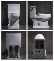 China 4.8l American Standard Right Height Elongated Toilet One Piece Floor Mounted for sale
