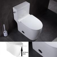 China High Efficiency White One Piece Tall Elongated Toilets Bowl MAP800G for sale