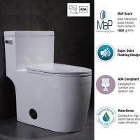 China Seamless CUPC Toilet Single Piece Flush Tank Siphonic Commode Flush System for sale