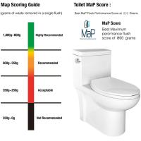 China Modern One Piece Skirted Toilet Round Seat White Elongated Comfort Height for sale