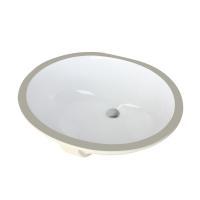China White Black Ada Bathroom Sink Wall Hung Cupc Oval Nominal Glazed Inside for sale