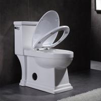 China One Piece Elongated Skirted Toilet 1.6 Gpf Siphonic Flushing Toilet White for sale