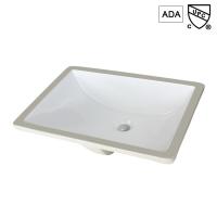 China American Standard Ada Bathroom Sink Corner Commercial Rectangular Mounted for sale